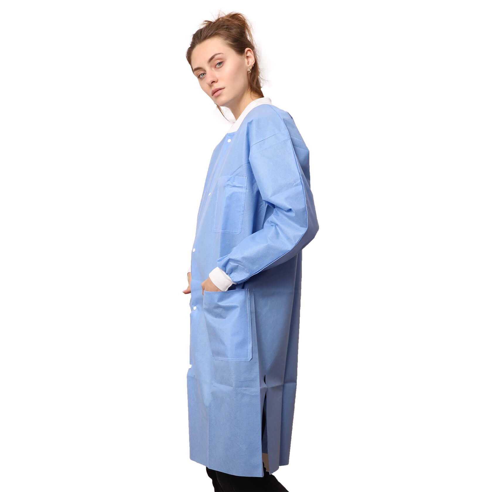 Premium SMS Lab Coat with Anti-Static Coating - 4E's USA